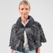 Graphite Gray, Real Astrakhan Fur Coat, Full Length, Straight Line Coat ...
