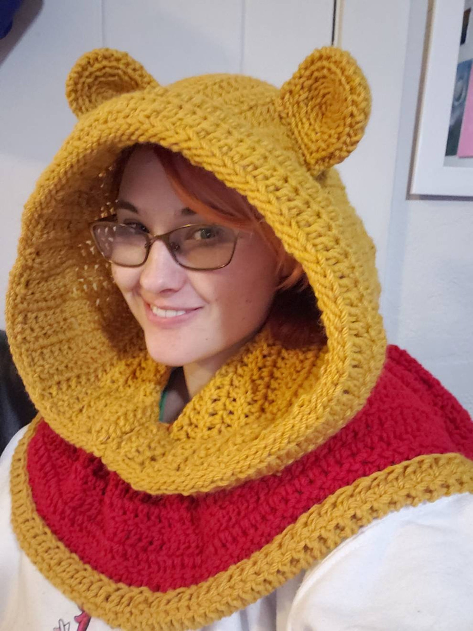Winnie-the-pooh Inspired Hood - Etsy