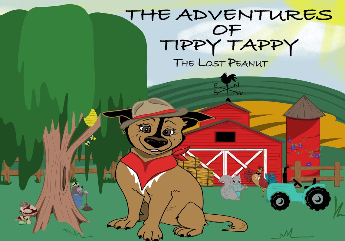 The Adventures of Tippy Tappy: the Lost Peanut - Etsy