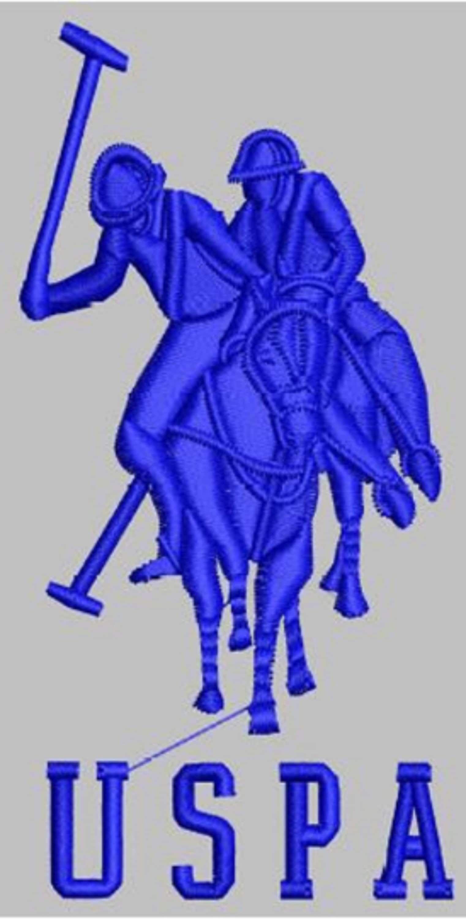 Polo USPA Logo in pes dst emb vp3 hus pcs exp file | Etsy