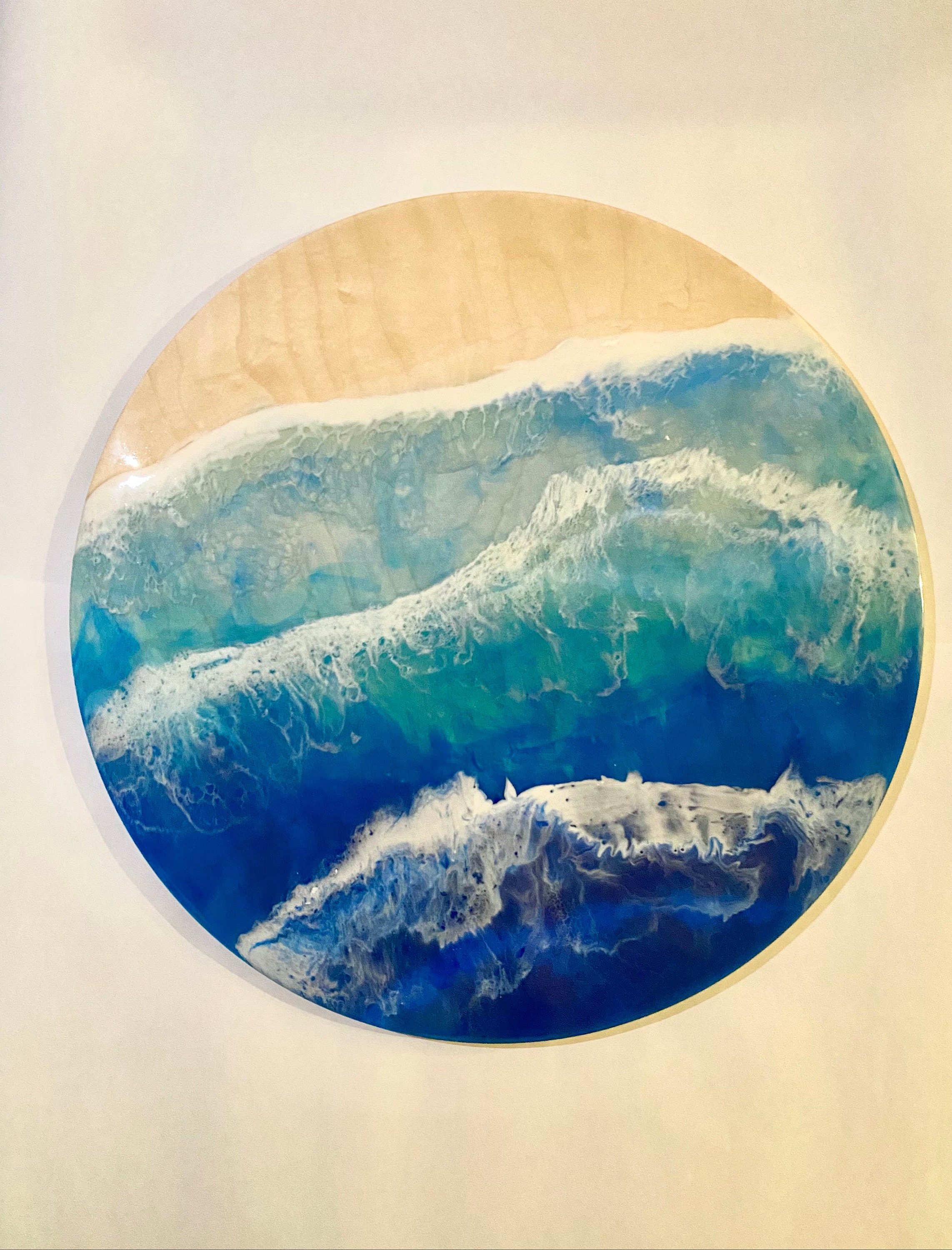 14" Ocean Circle Board - Etsy
