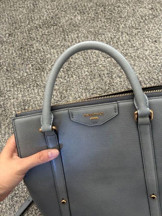 Beanpole Gray Leather Backpack - Gem