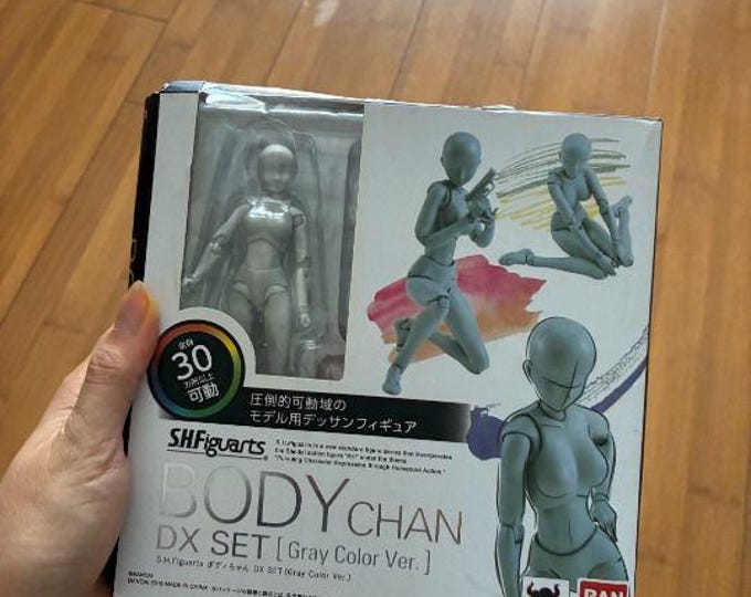 Bandai S.h.figuarts Body-kun Gray Version Figure Drawing Action - Etsy