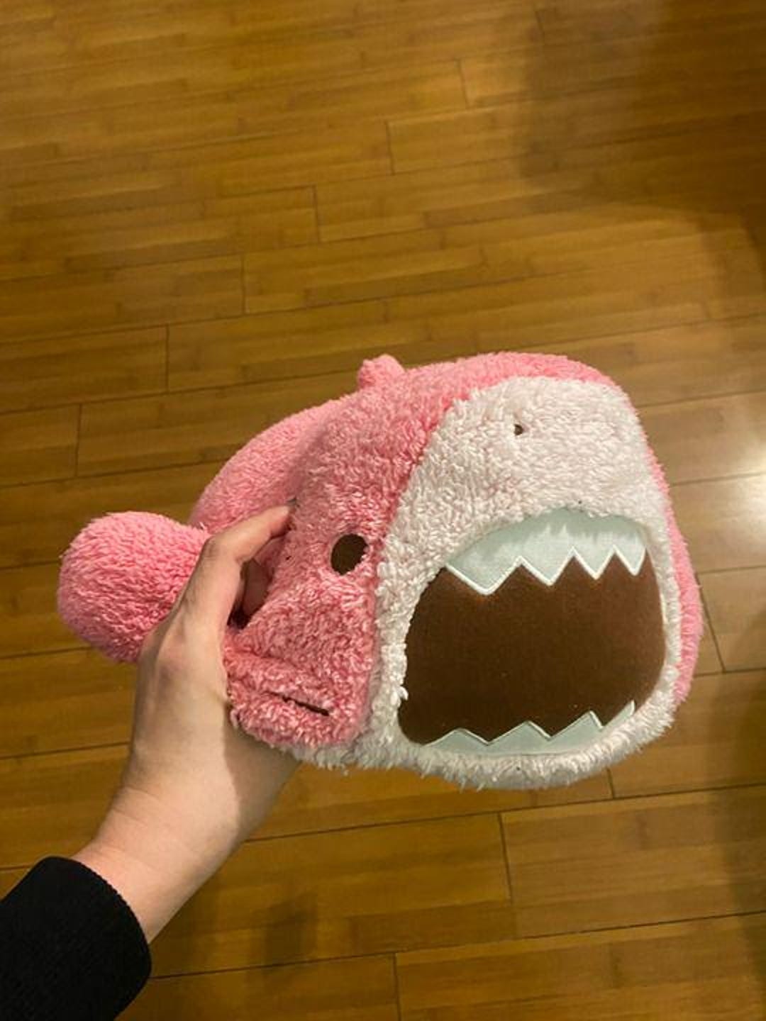 Samezu Jaggy Shark Plush Sakura Pink Soft Fluffy 15 Inch Large Japanese ...