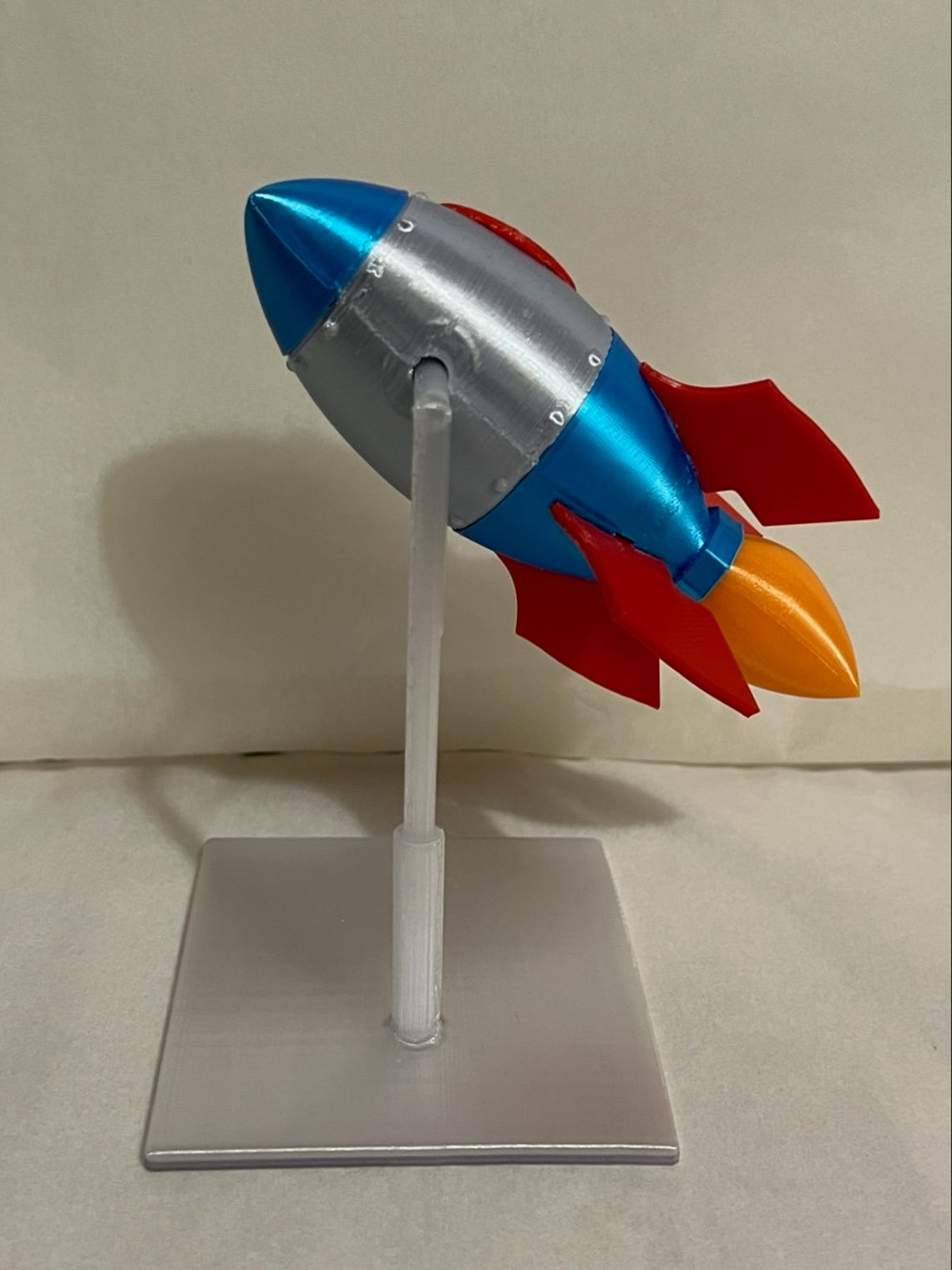 Rocket Ship Emoji 3D Print Sculpture With Stand WSB - Etsy