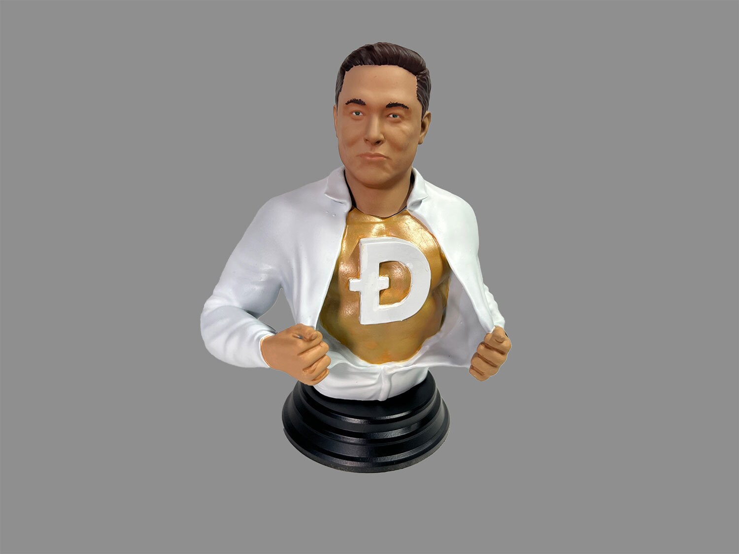 Elon Musk Painted 3D Printed Figure Twitter Tesla Dogecoin Spacex ...