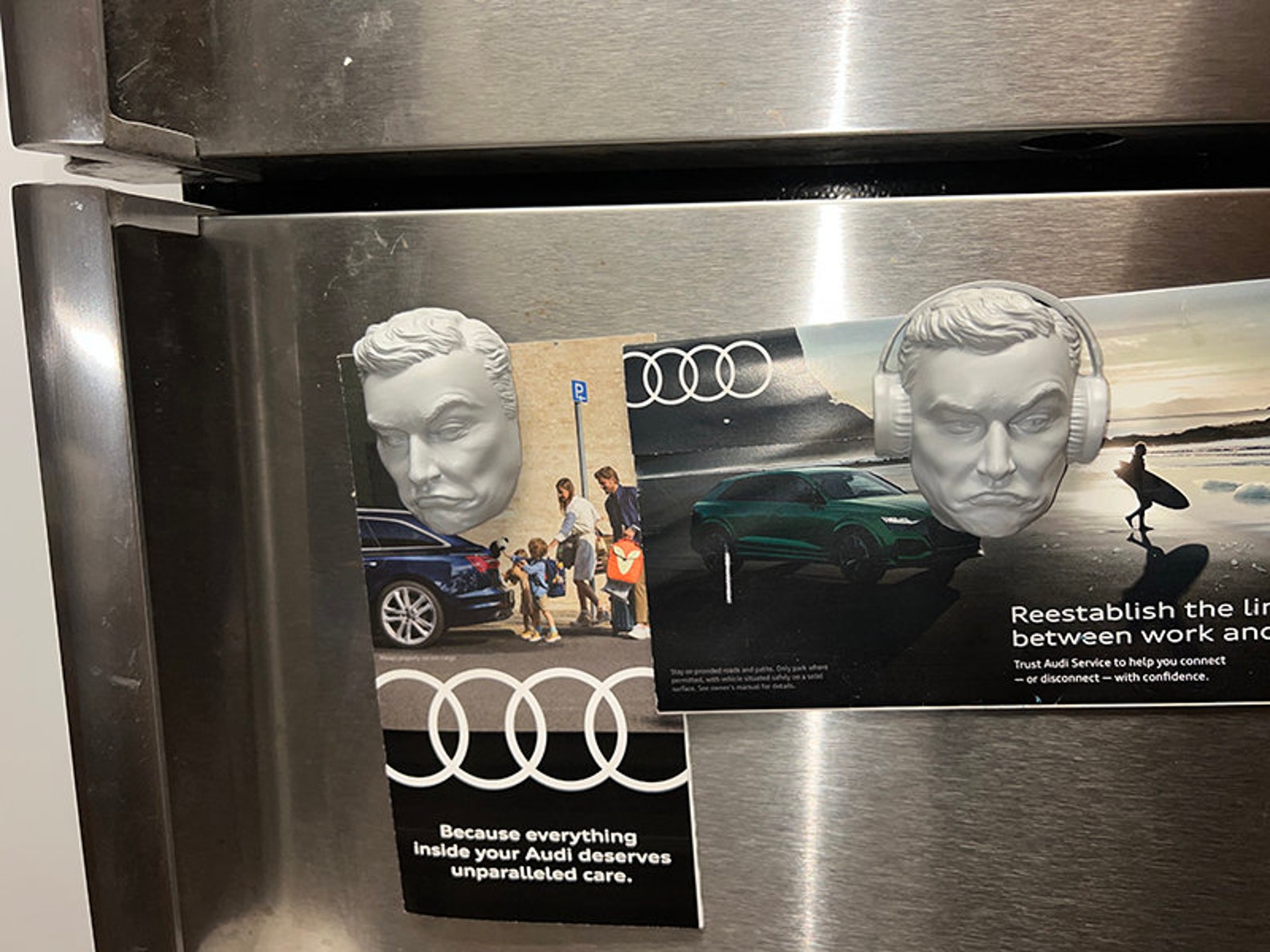 Elon Musk Fridge Magnet 3D Printed Head Portrait Figure 2021 - Etsy