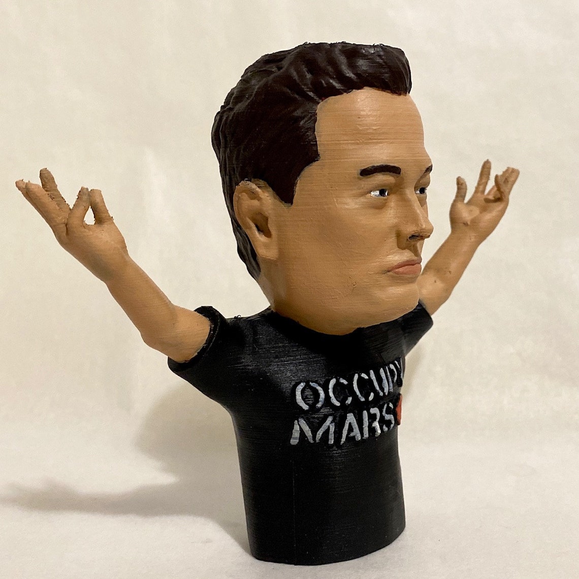 Elon Musk 3D Printed Figure Wallstreetbets Occupy Mars - Etsy