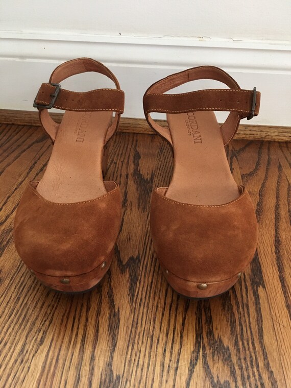 vintage platform clogs - Gem