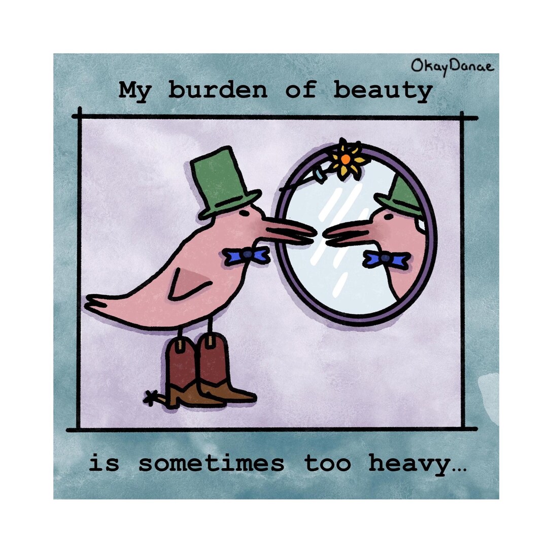Sticker - Burden of Beauty - Etsy