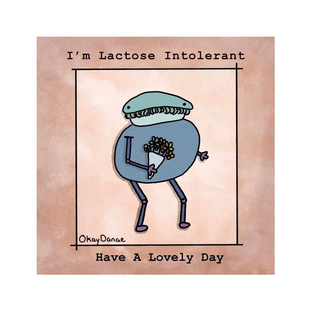 Sticker - Im Lactose Intolerant - Etsy