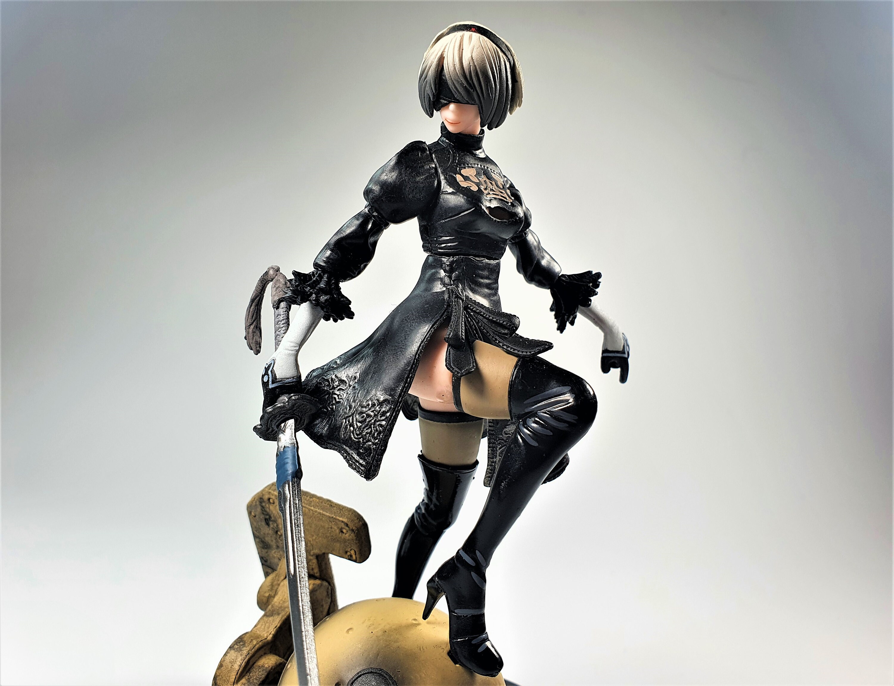 Nier Automata Figure. Yorha 2B android figurine. Anime video | Etsy