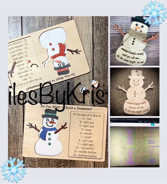 Do You Want to Build a Snowman Adding Game With Bonus Height - Etsy