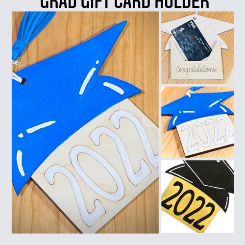 Graduation Cap Gift Card Holder SVG File - Etsy