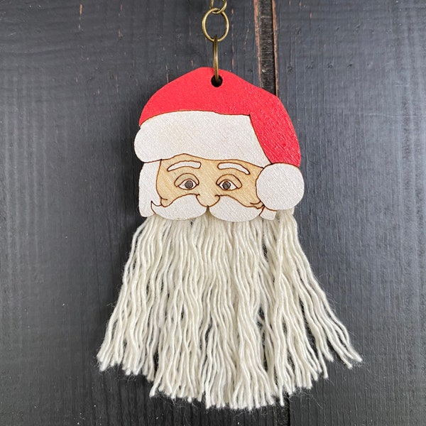 Macrame Santa - Etsy