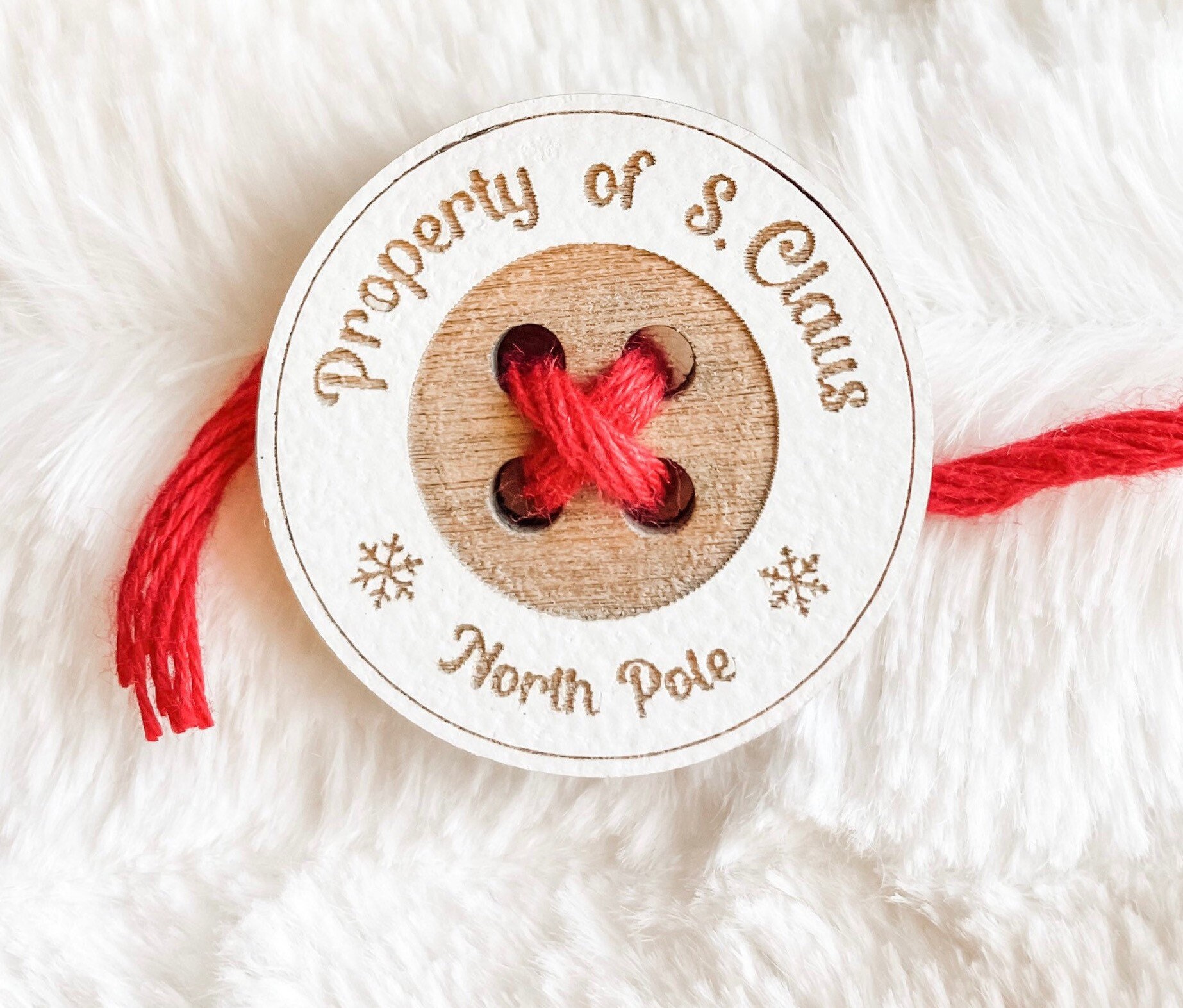 Santa's Lost Button Svg for Laser DIGITAL File Only - Etsy