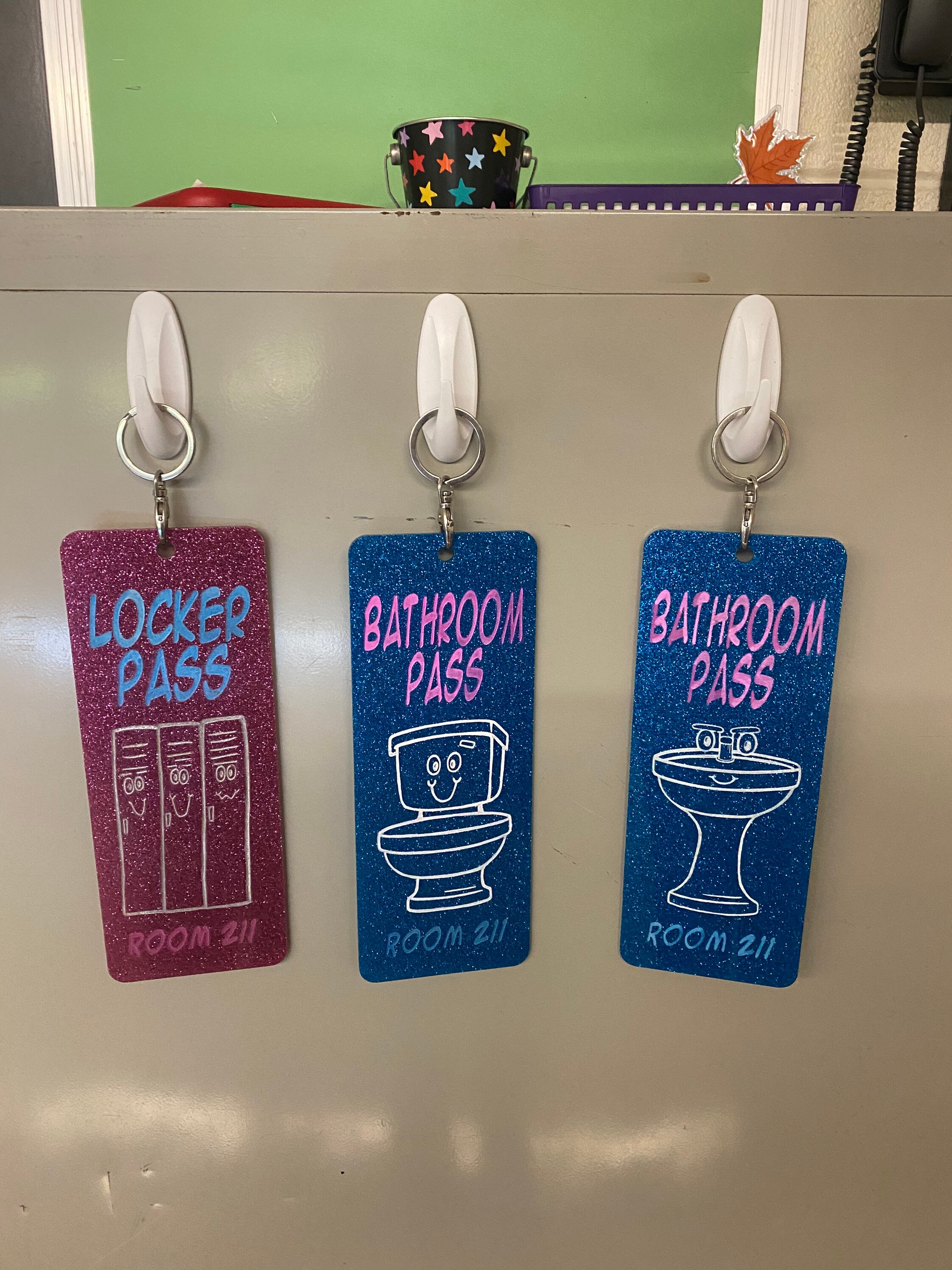 Bathroom & Locker Passes Svg DIGITAL File Only Glowforge - Etsy
