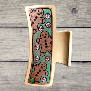 Christmas Set Claw Hair Clips Svg for Laser (DIGITAL File Only) Tested ...