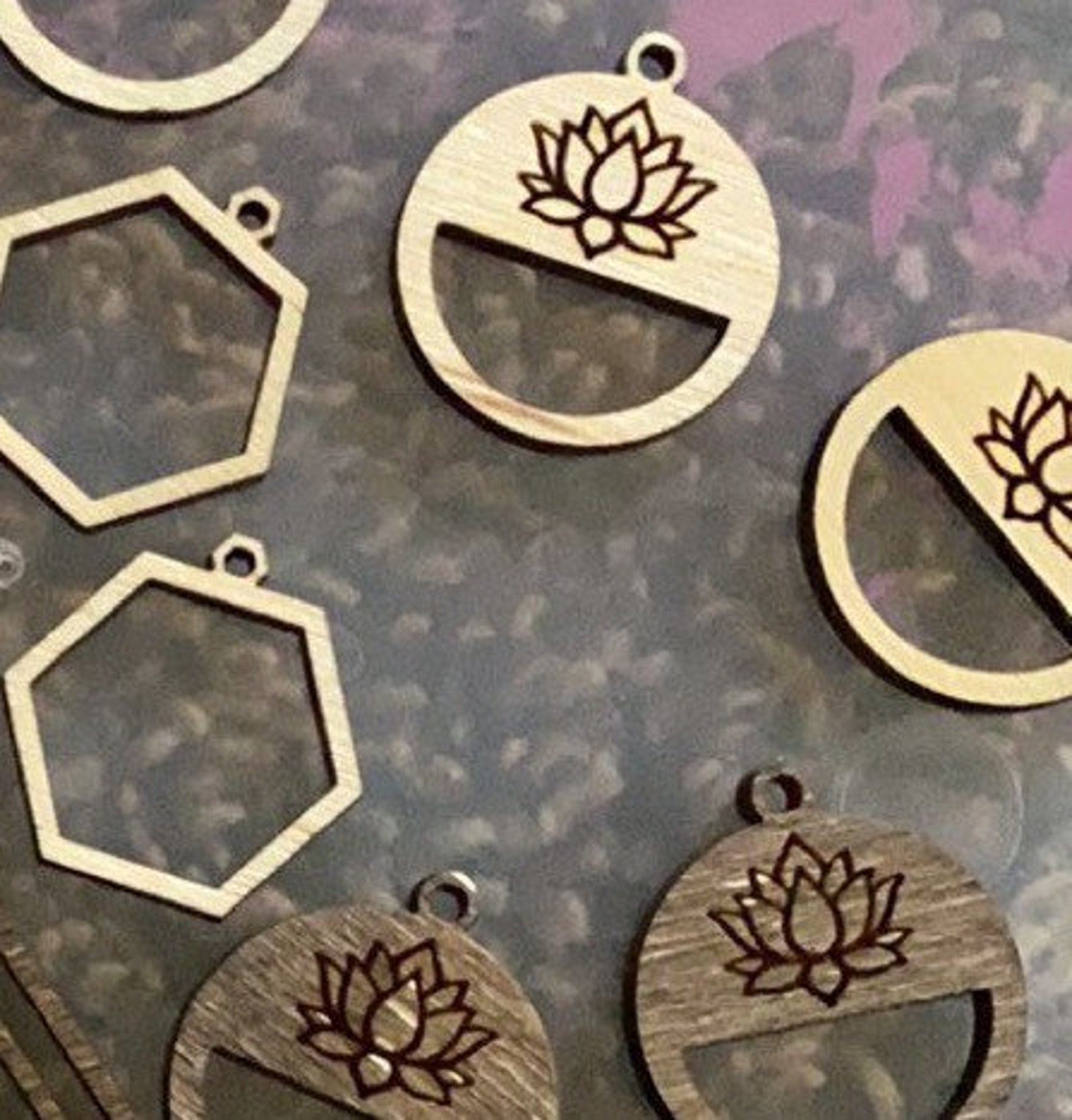 Macrame Earring Blanks/frames Svg (DIGITAL File Only) Glowforge Tested ...