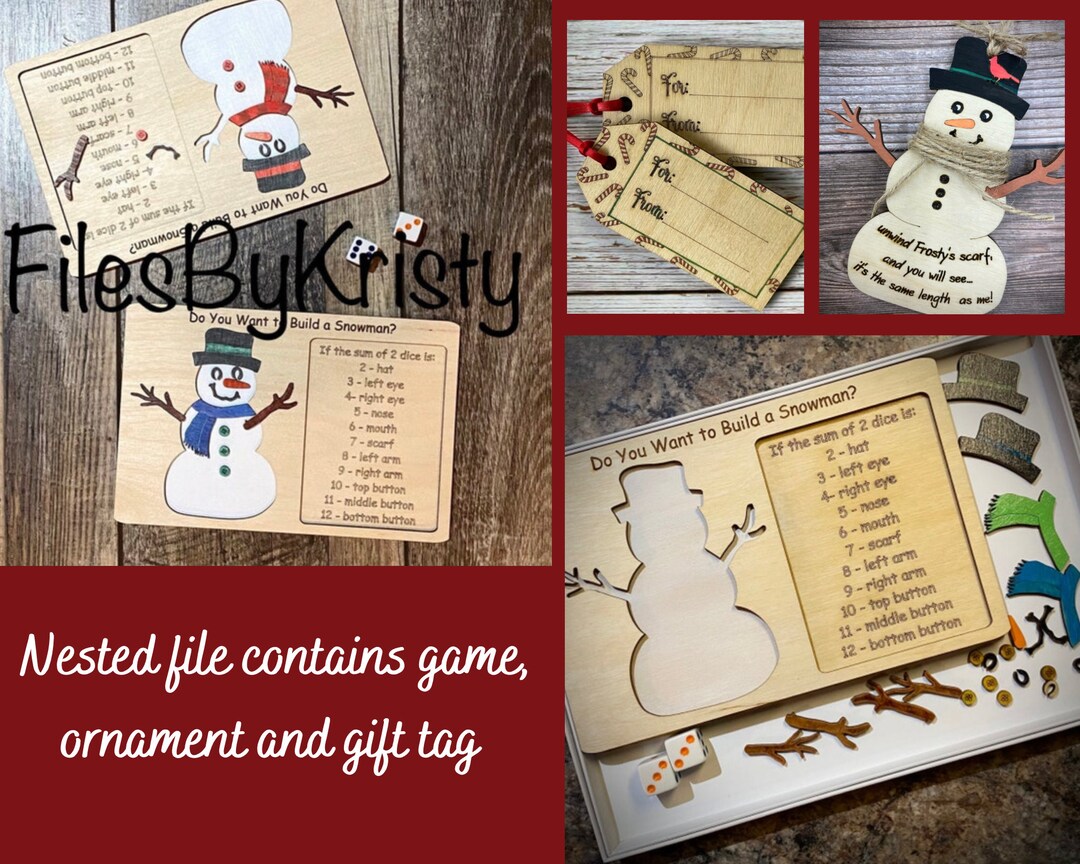 Do You Want to Build a Snowman Adding Game With Bonus Height Ornament ...