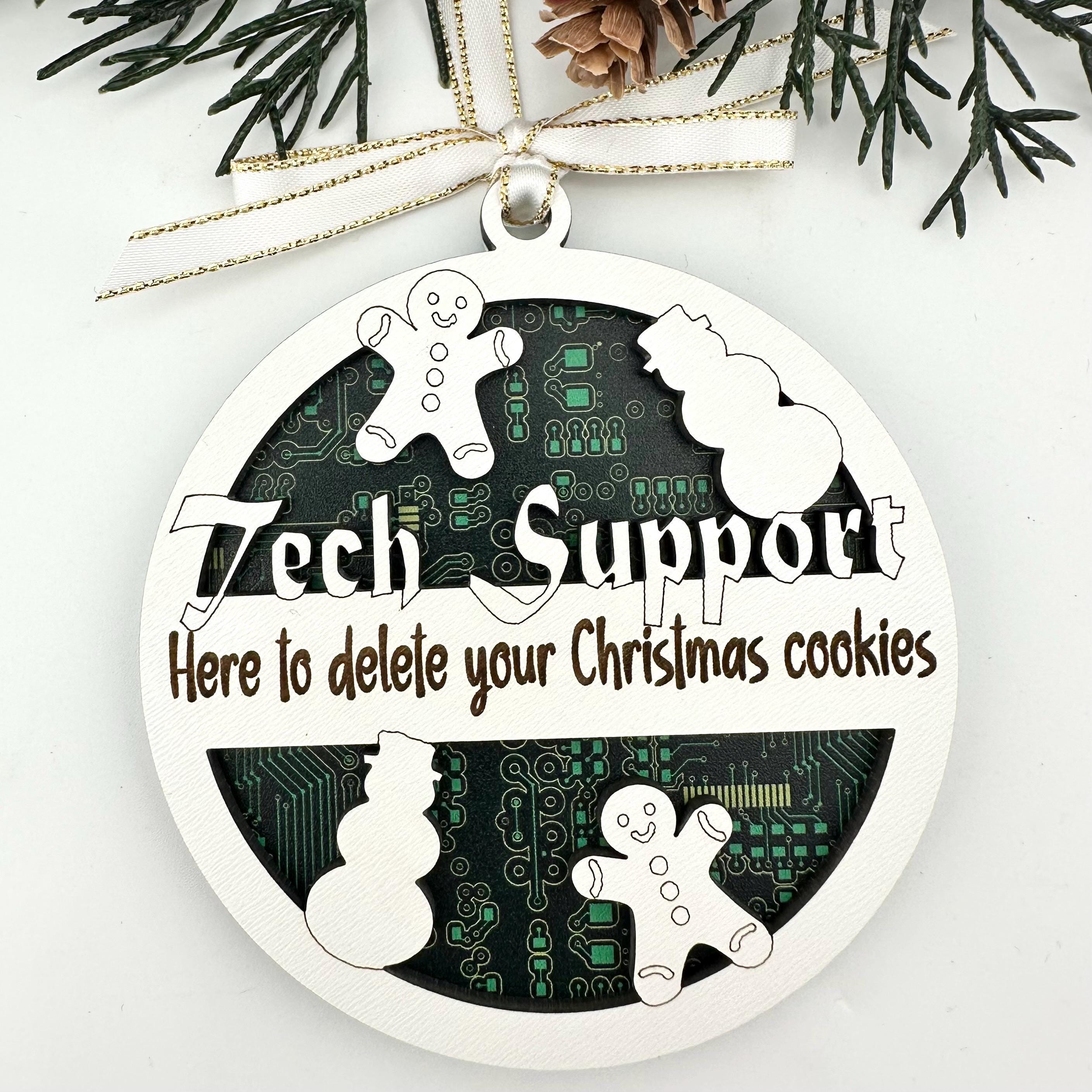 Tech Support Ornaments Svg for Lasers (DIGITAL File Only) - Etsy