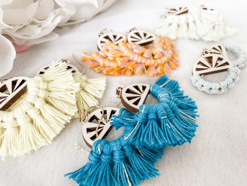 Nested Set 2: Lotus Flower With Nested Macrame & Ladybug - Etsy