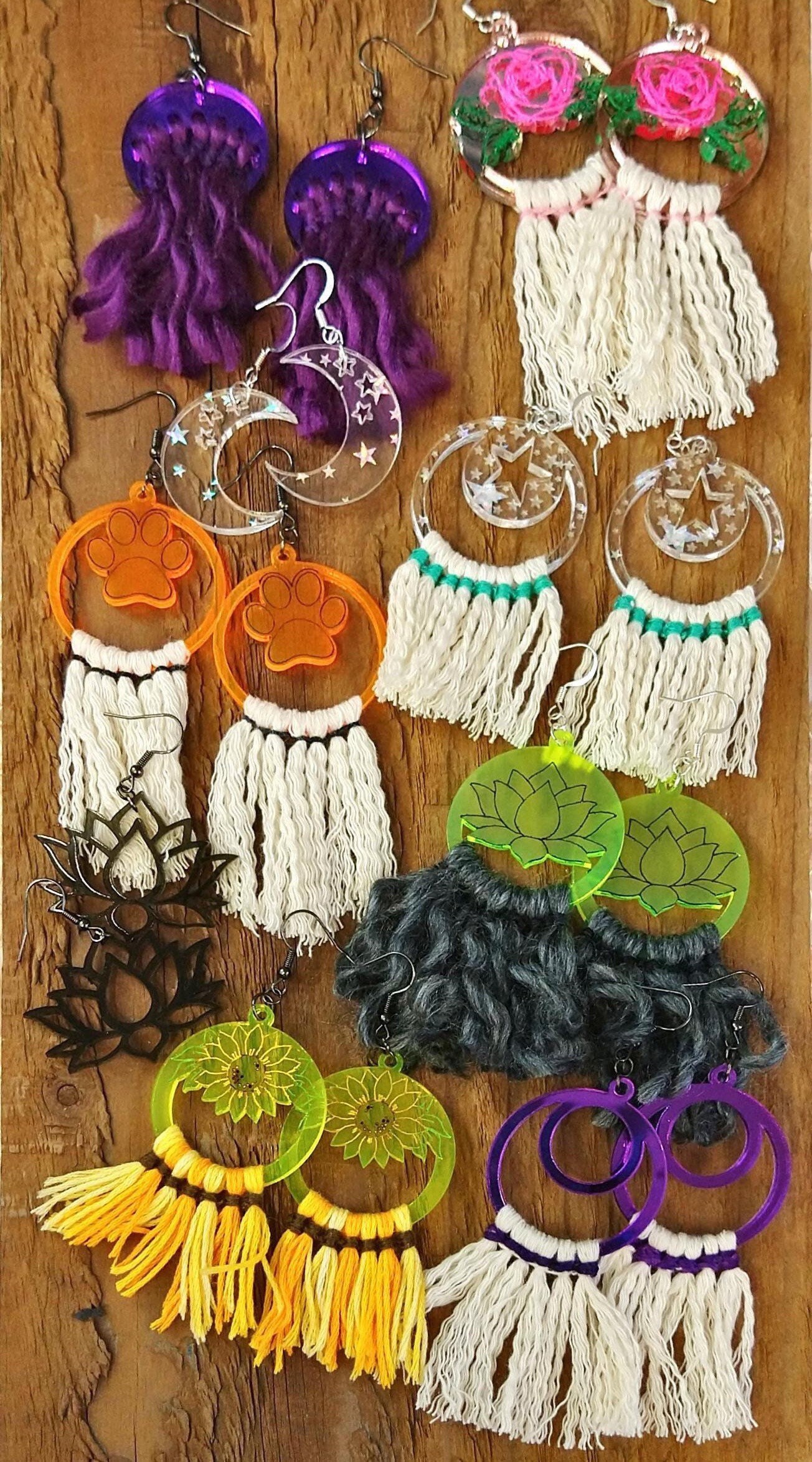 Digital Art & Collectibles Glowforge tested Macrame Set 2: Lotus flower ...