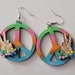 Peace Sign & Daisies Earrings Svg for Laser (DIGITAL File Only ...
