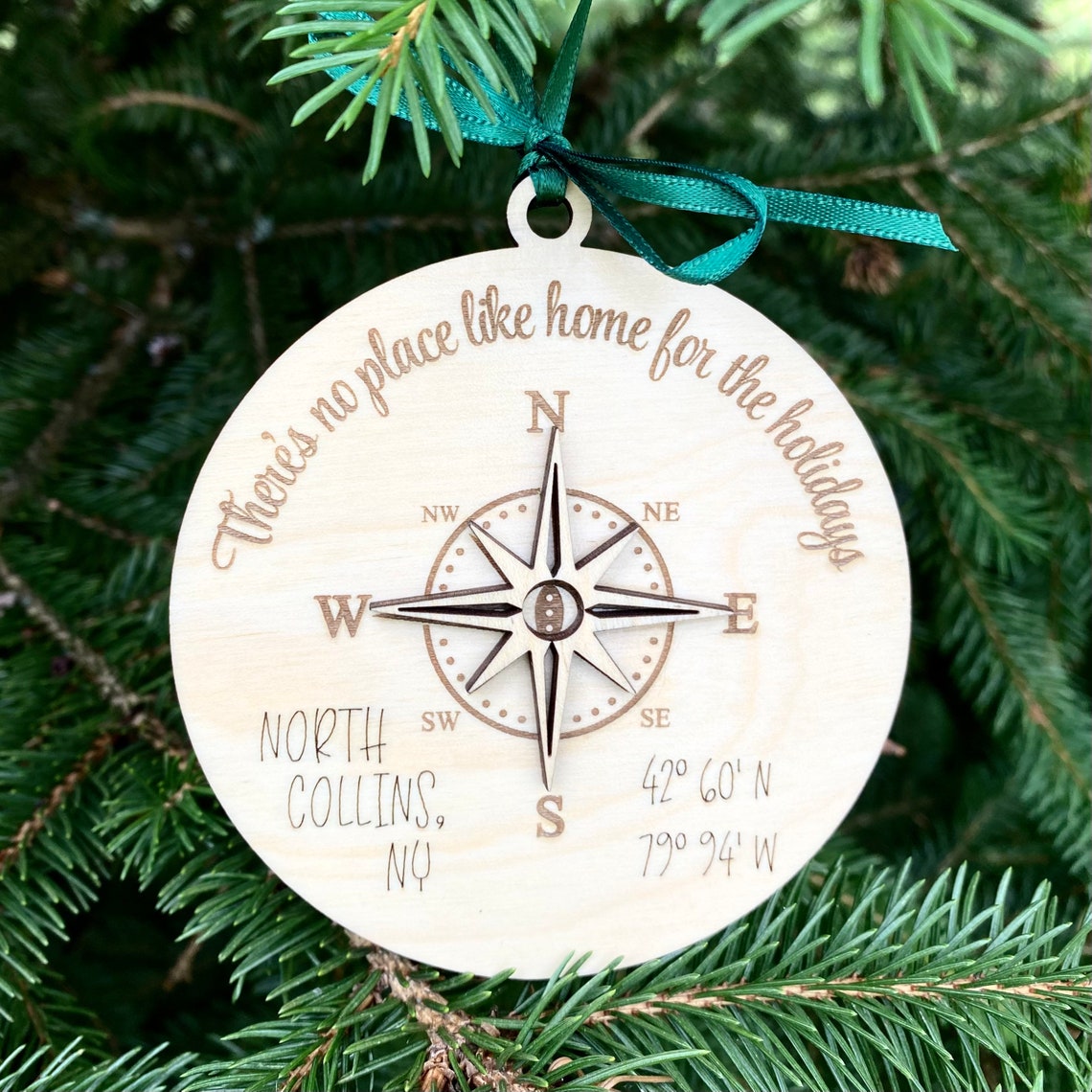 Compass Local Ornament Svg for Lasers (DIGITAL File Only) Both Score ...