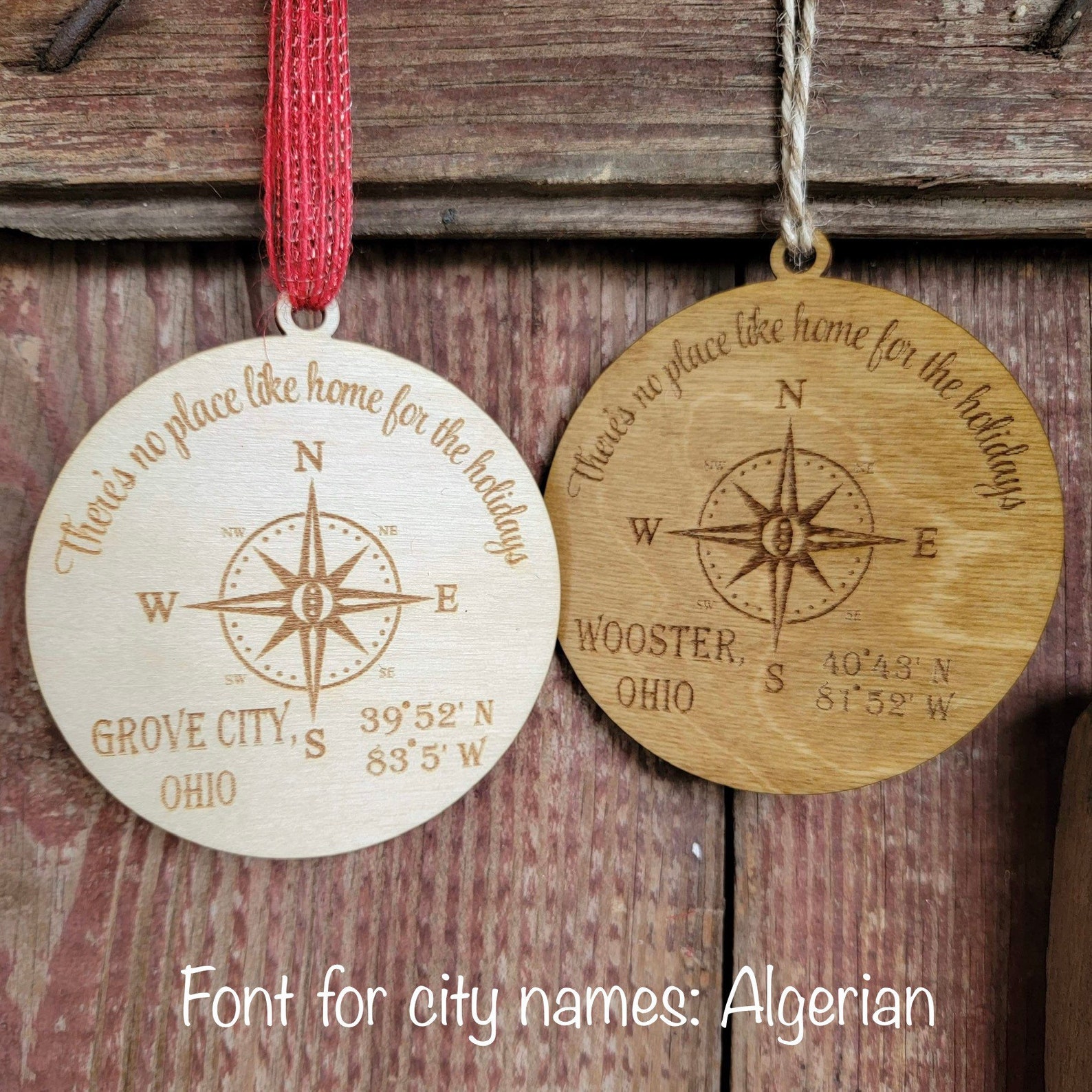 Compass Local Ornament Svg for Lasers (DIGITAL File Only) Both Score ...