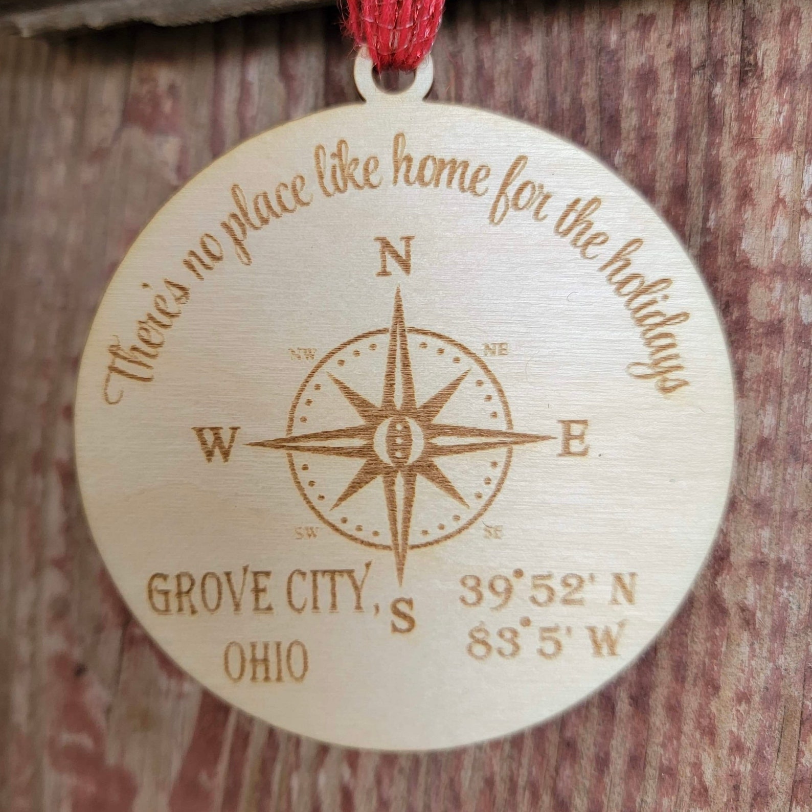 Compass Local Ornament Svg for Lasers (DIGITAL File Only) Both Score ...