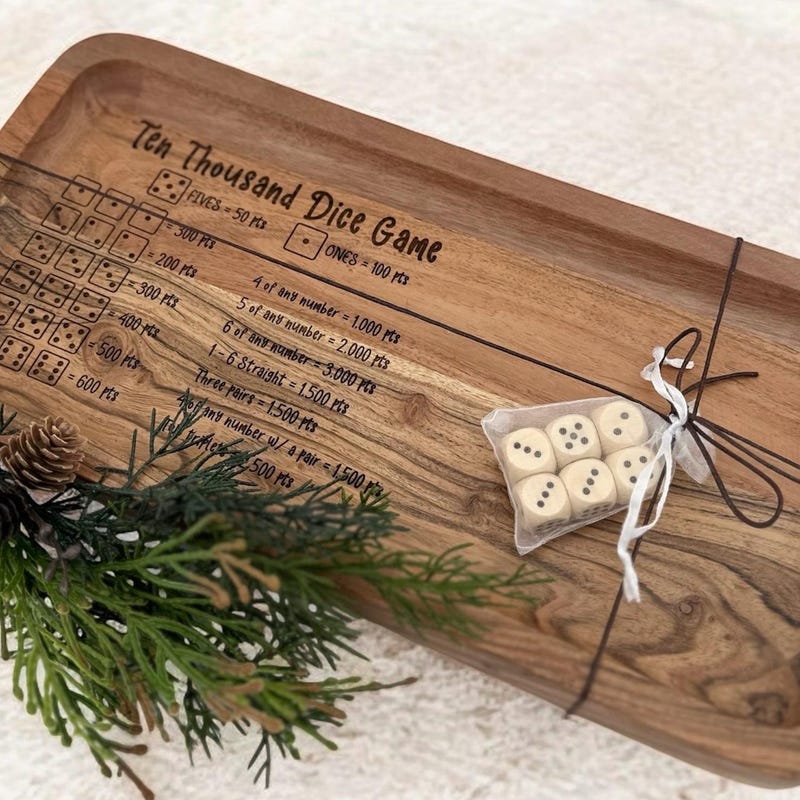 Laser Engrave Dice Games - Etsy