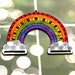 Boho Rainbow Macrame for Hanging or DIY Kit Svg for Laser - Etsy