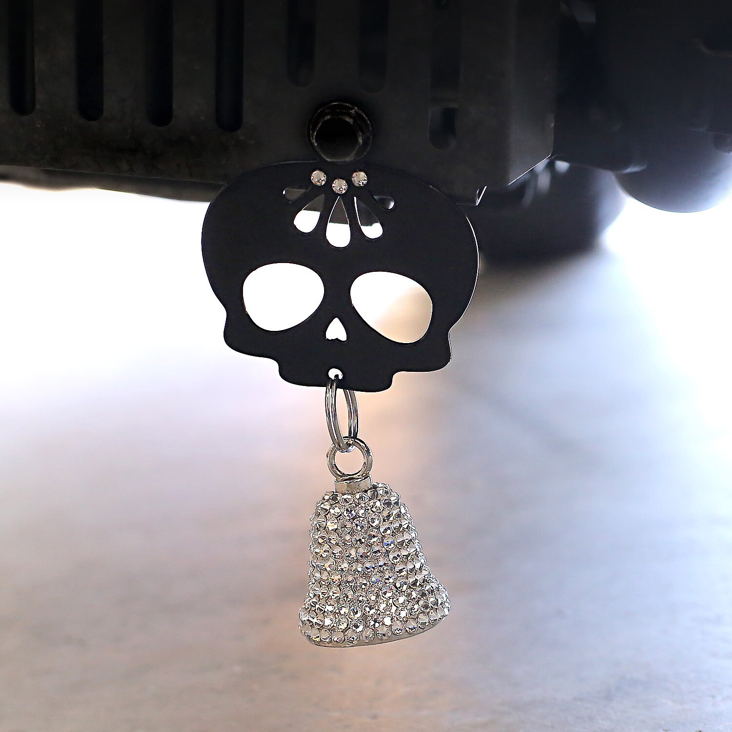 Swarovski Motorcycle Ride Bell for Women | Good Luck Gremlin Protection ...