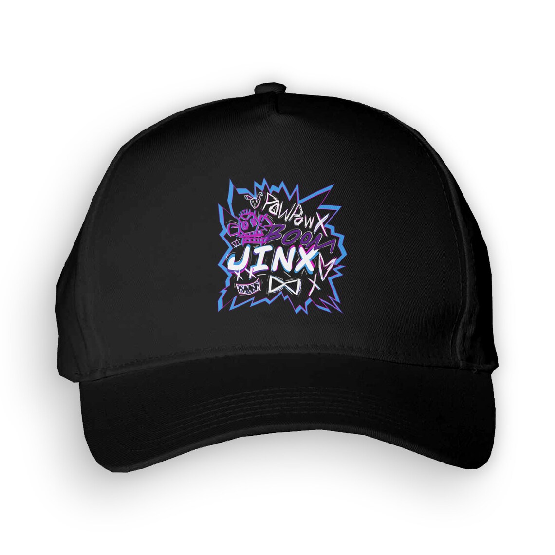 Jinx Snap Back Twill Cap 5 Panel Snapback Hat Arcane - Etsy