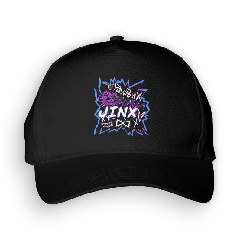 Jinx Snap Back Twill Cap 5 Panel Snapback Hat Arcane - Etsy