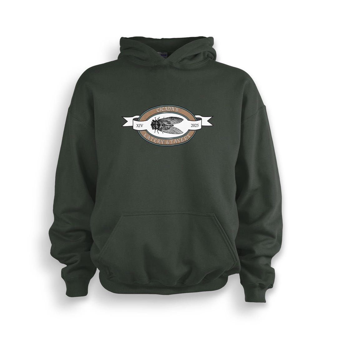 Cicada Hoodie Brood XIV Cicada Tavern Cicada Sweatshirt Unisex Youth ...