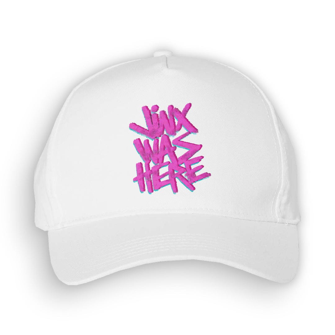 Jinx Hat Jinx Was Here Cutout Style Snapback Hat Snap Back Cap Gift for ...