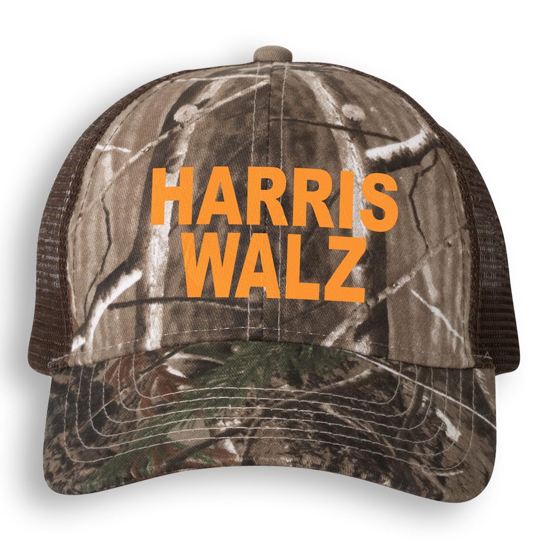 Harris Walz Hat Harris Walz Camo Mesh Back Cap Kamala Harris Hat Gift ...