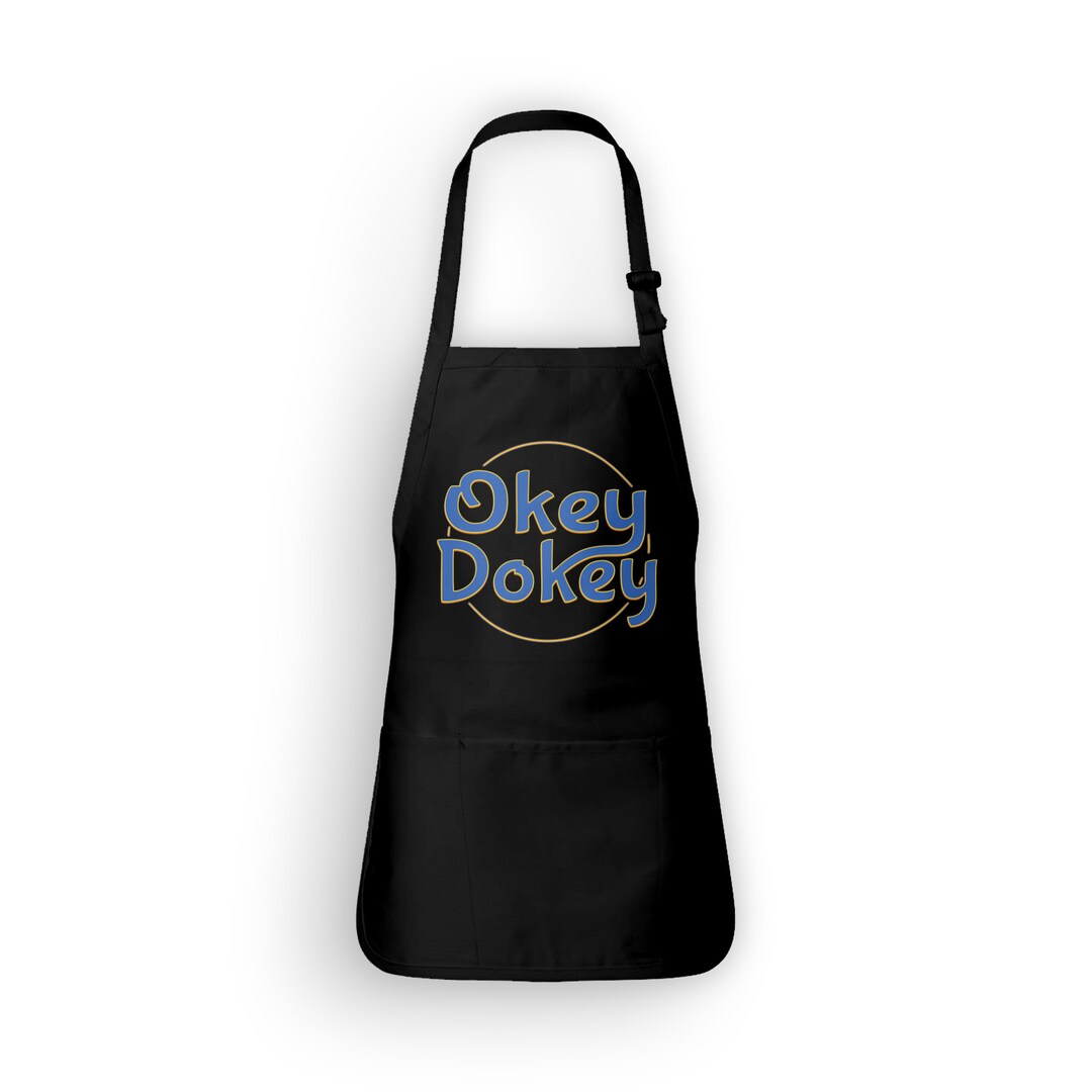 Okey Dokey Apron Full-length With Pouch Pocket Okie Dokie Fallout Retro ...