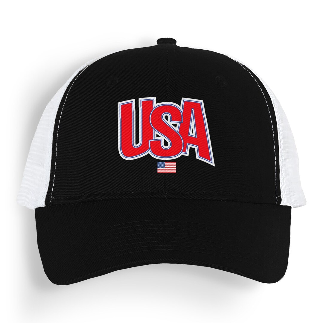 Team USA Hat Trucker Hat Mesh Back Patriotic Vote US Election 2024 Gift ...