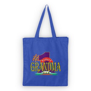 Number One Grandma Tote Bag Your Choice 1 Mamaw Meemaw Nana Retro Made ...