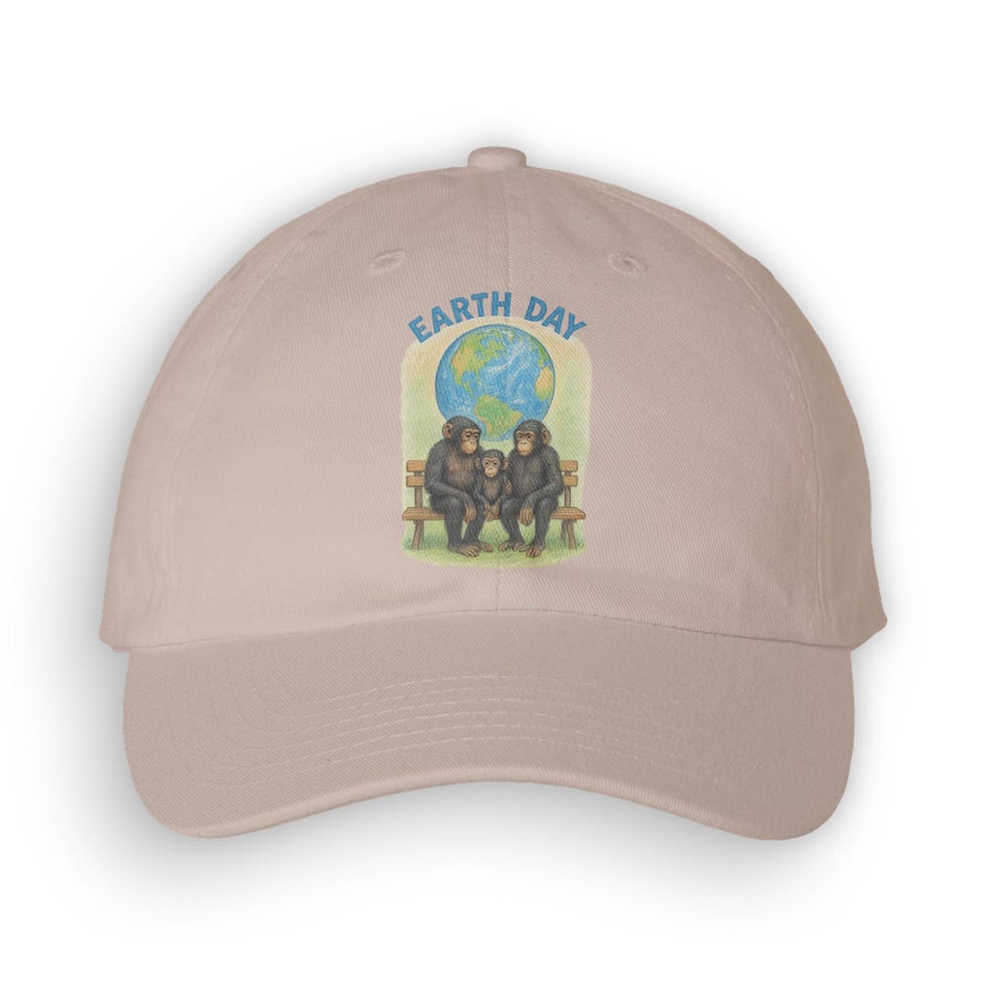 Earth Day Hat Earth Day Bonobo Dad Hat Cap Made to Order With Love - Etsy