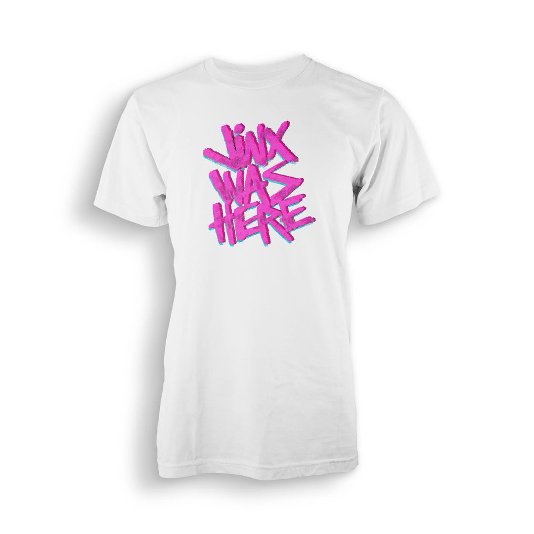 Jinx Shirt Jinx Was Here Cutout Style T-shirt Unisex Youth Kids Tshirt ...
