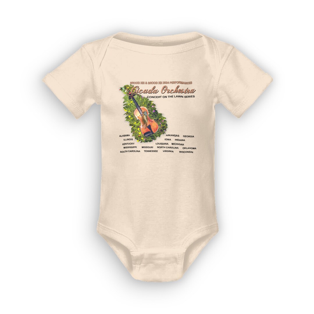 Cicada Orchestra Concert One Piece Baby Shirt Infant Bodysuit Newborn ...