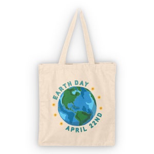 Earth Day Tote Bag Earth Day 2024 Made to Order With Love - Etsy