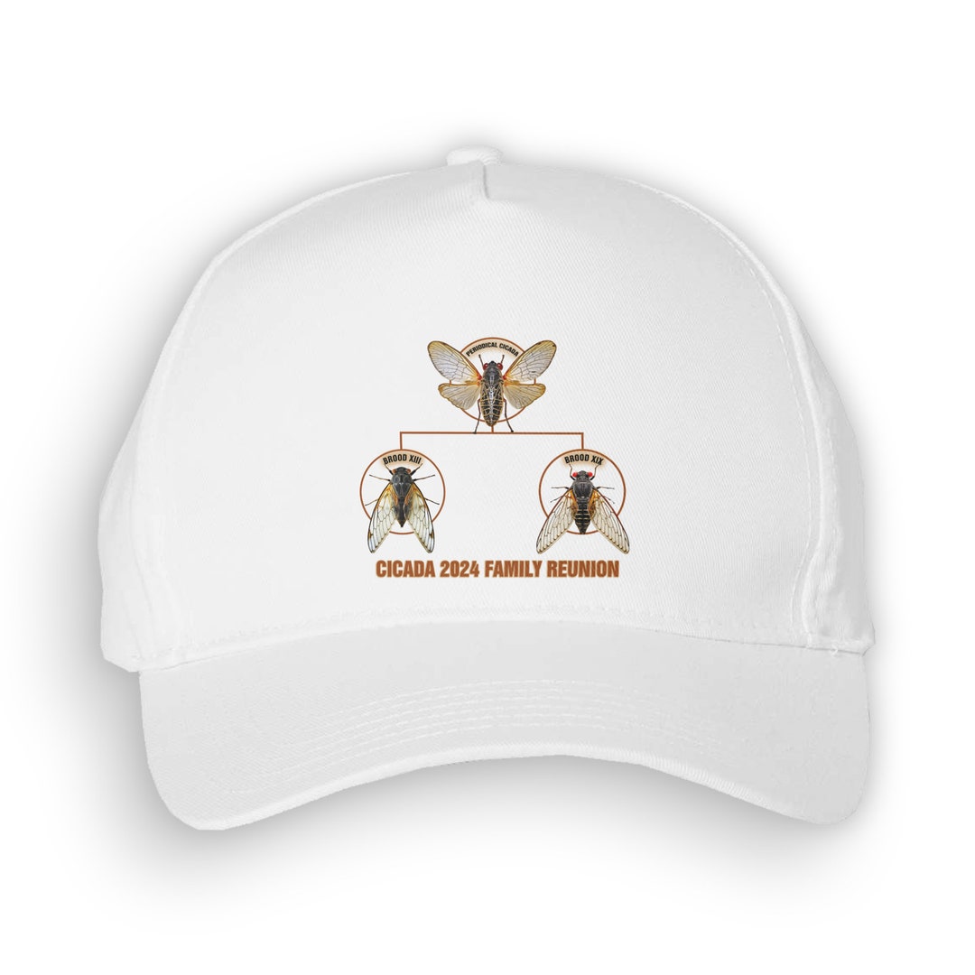 Cicada 2024 Family Reunion Snapback Hat Snap Back Cap Brood XIII Brood ...