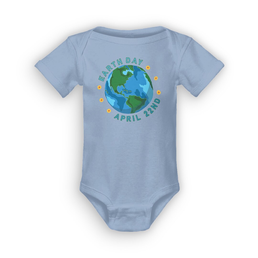 Earth Day One Piece Baby Shirt Infant Bodysuit Newborn | Earth Day ...