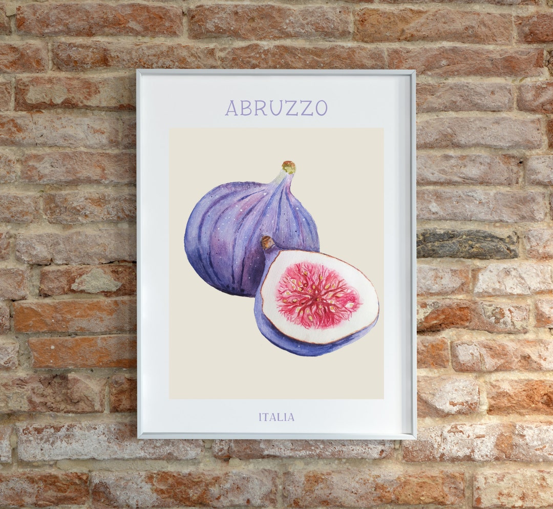 Abruzzo Figs Italian Digital Poster Print Bundle: Digital Download - Etsy
