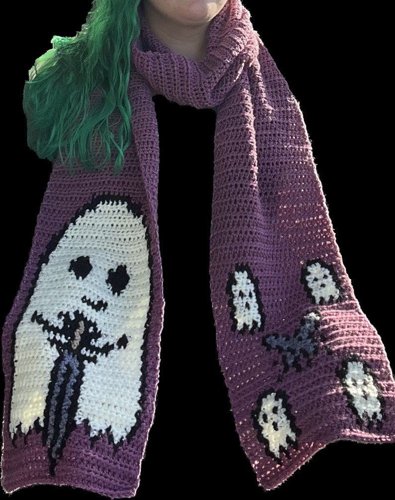 Warrior Ghost Scarf - Etsy